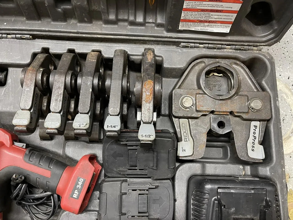 RIDGID RP 340 Press Tools — UCG Underground Supplies LLC